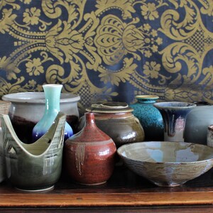 Vintage Rustic Japanese Studio Pottery Vase - Etsy