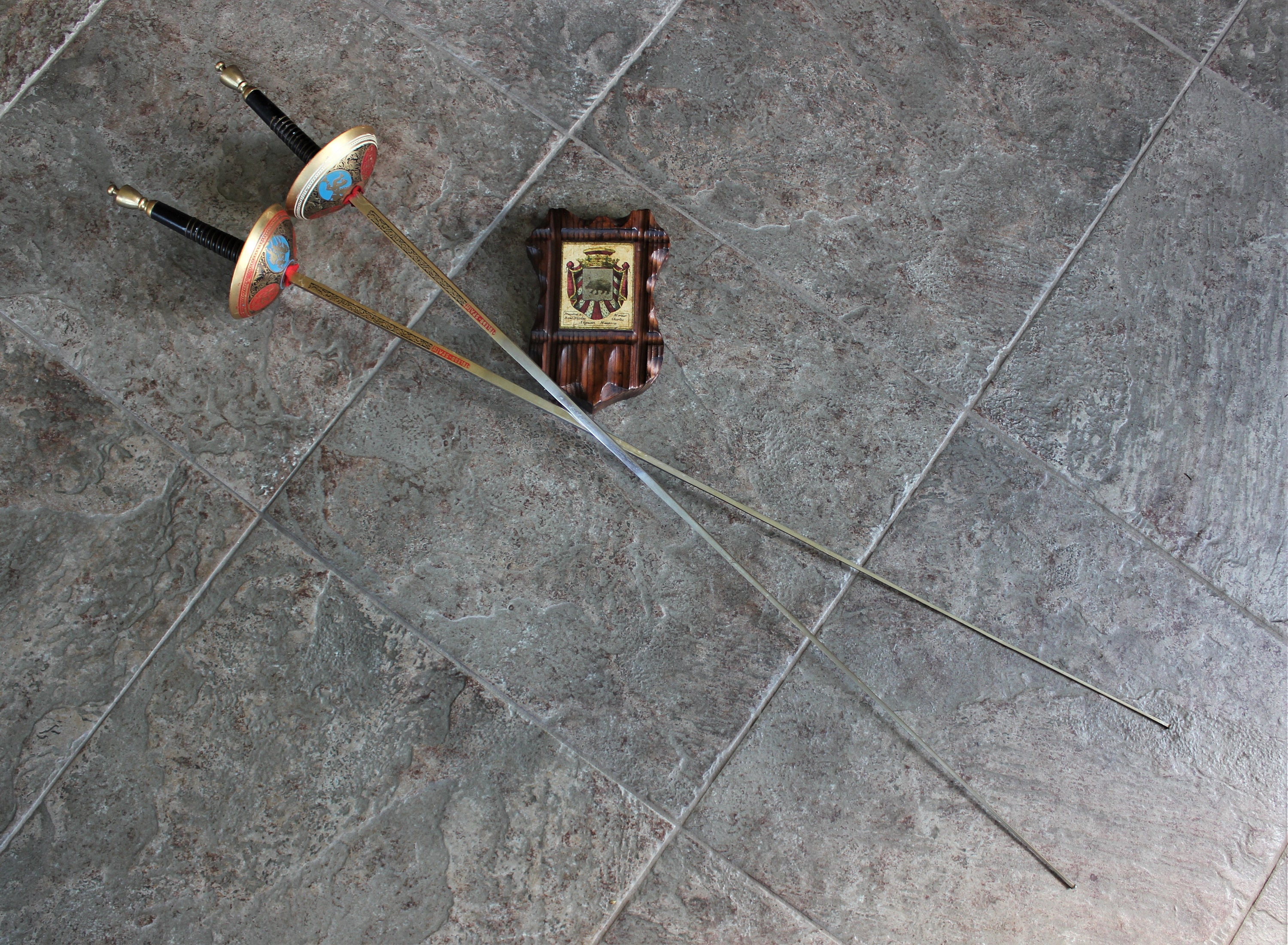 Vintage Toledo Spanish Fencing Foil Swords Decorative Wall | Etsy