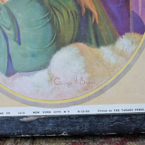Vintage Marchand's Golden Hair Wash Cardboard Store Advertising Display ...