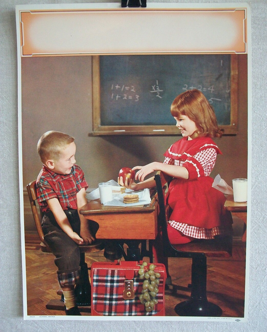 Old School Vintage Calendar Litho | Etsy