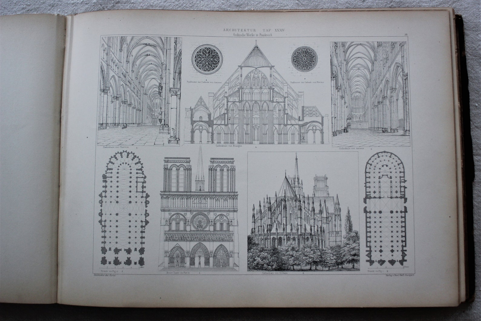 German Monuments of Art Book, Illustrated Graphic Design, 1884 Antique ...