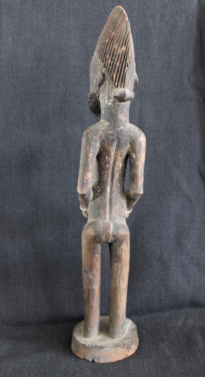 Antique African Carved Wood Deble Senufo Figure Statue | Etsy
