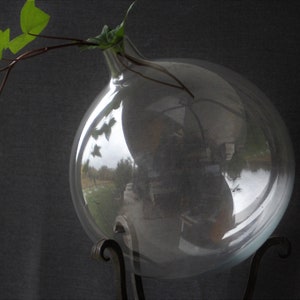 Large Very Rare Antique Blown Laboratory Lab Glass Round Scientific ...