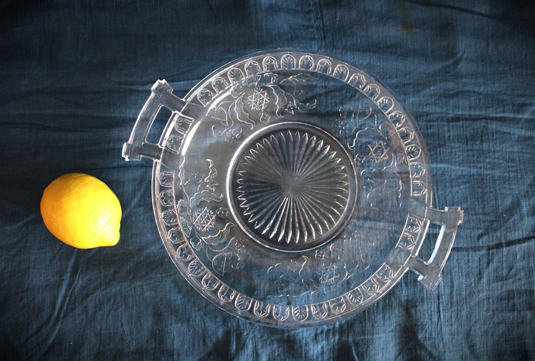 Antique EAPG Glass Mckee and Brothers Modern - Scroll With Flowers ...