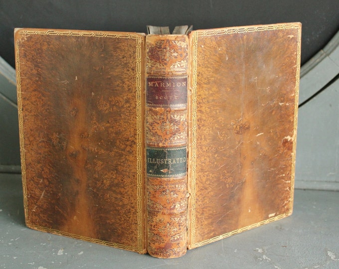 Marmion A Poem in Six Cantos by Sir Walter Scott Antique - Etsy