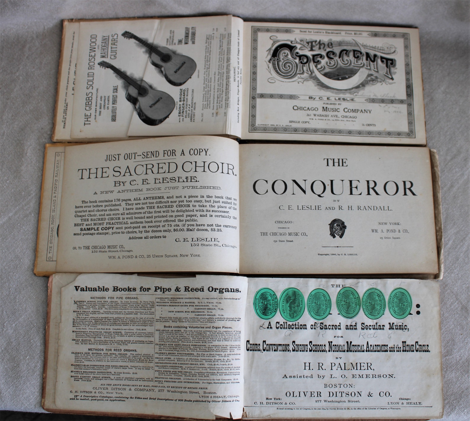 3 Antique 19th C Choir Music Song Books - Etsy