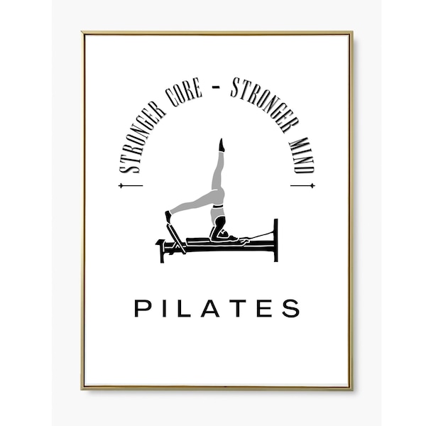 Wall Pilates Poster - Etsy