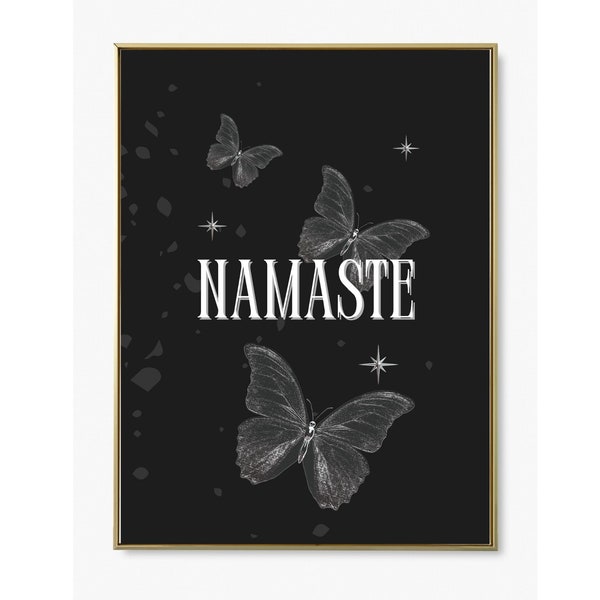 Namaste Typography - Etsy