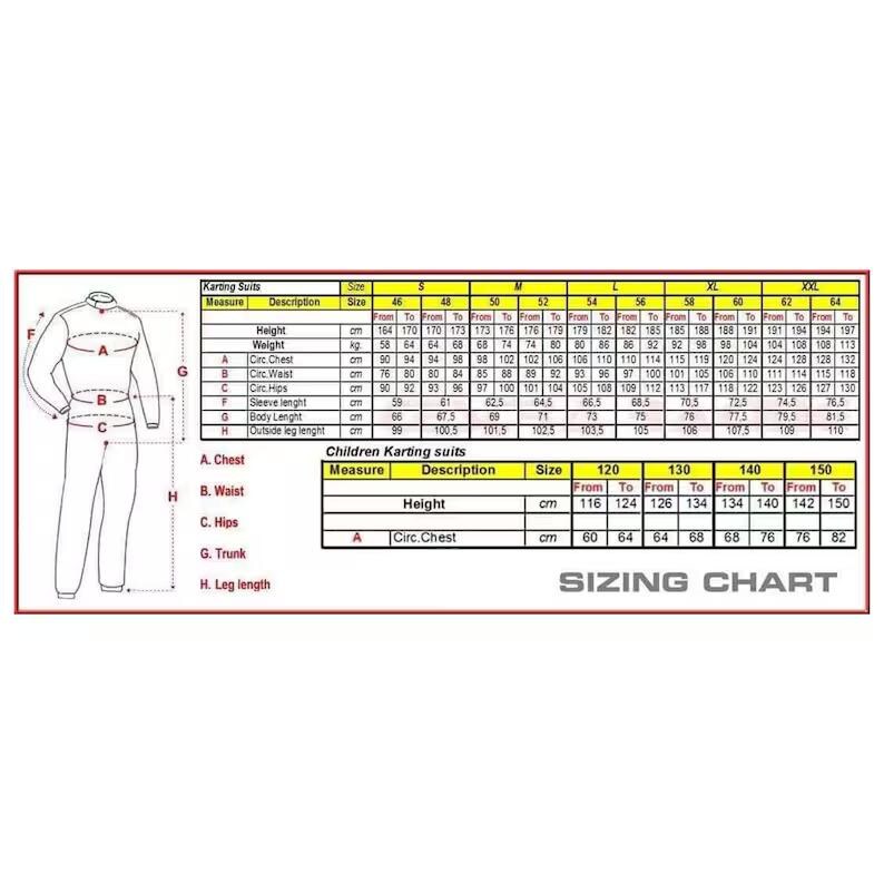Sodi Go Kart Racing Suit – CIK/FIA Level 2 Approved | Custom ...