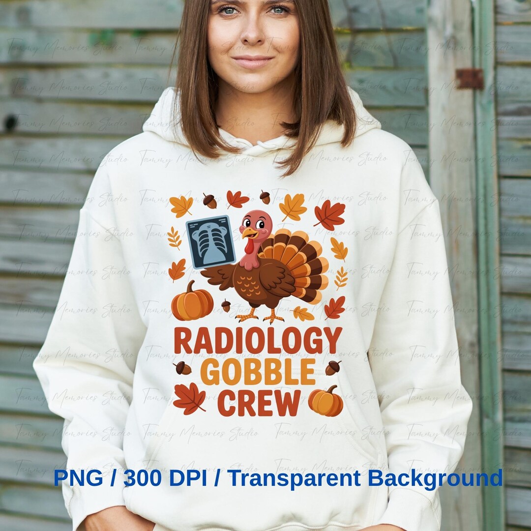 Radiology Thanksgiving Turkey PNG, X-ray Tech Fall Gift (digital ...