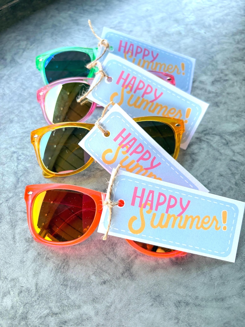 Happy Summer Printable Gift Tag - Etsy