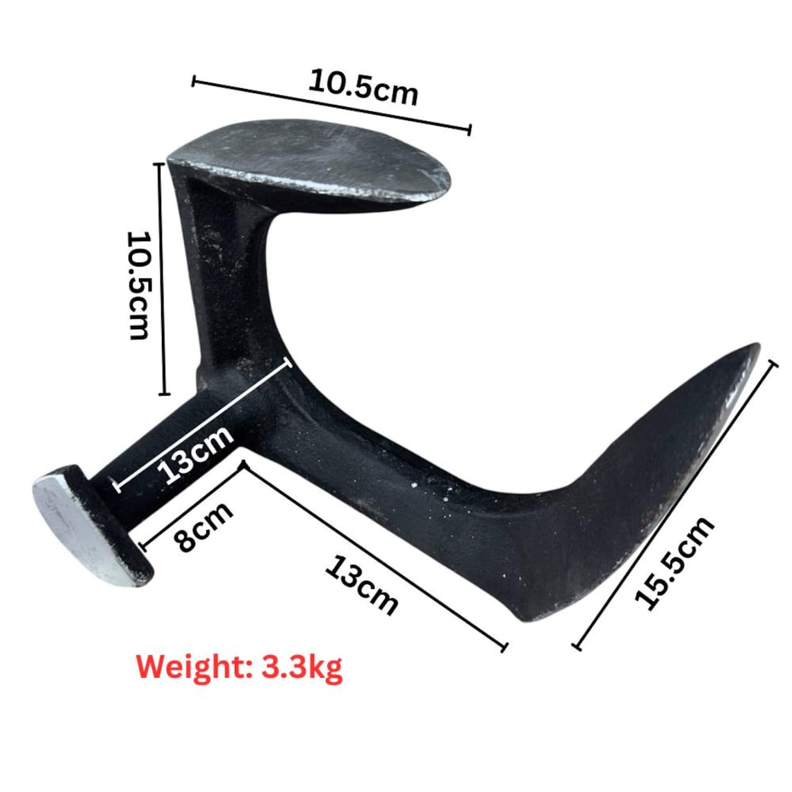 Shoemaker Cobbler Anvil Tool Cast Iron Three-footed Stand Shoe Repair ...