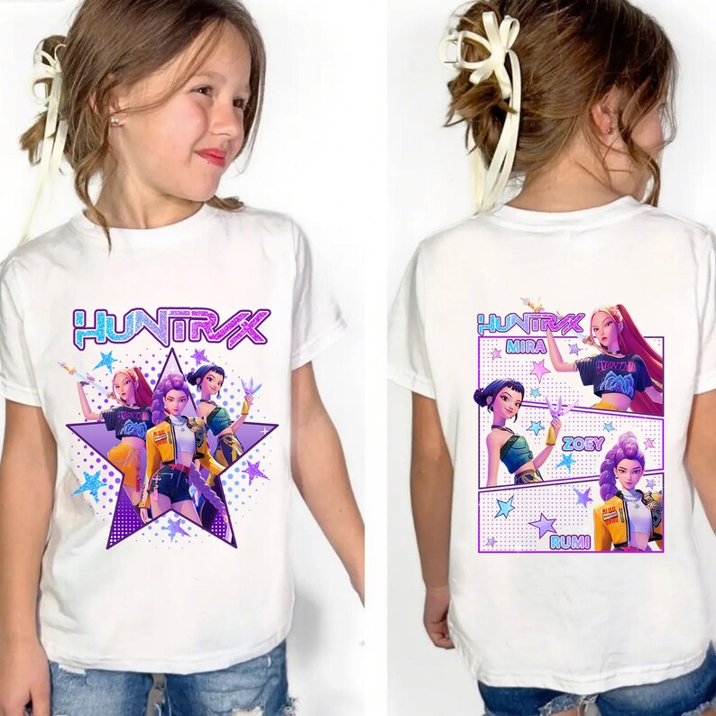 Huntrix Kids Sweatshirt, K-pop Anime, Long Sleeve Pullover - Etsy