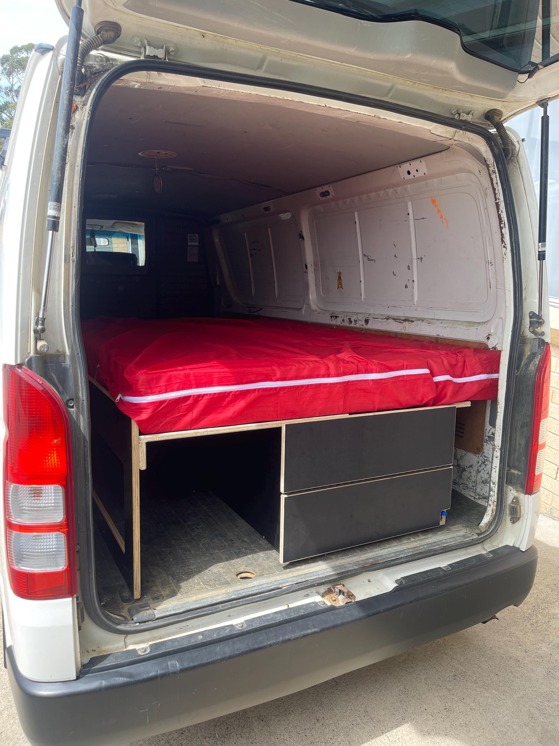 Pull Out Bed for Van.easy to Make. for Any Van. Hiace/vw/iload/express ...
