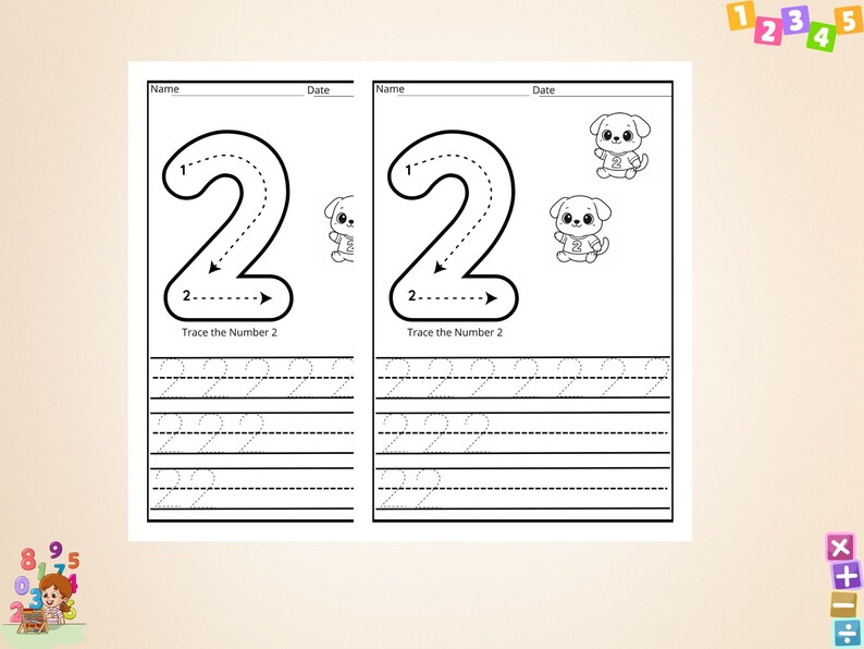 Learning Numbers from 1 to 10 - Etsy España