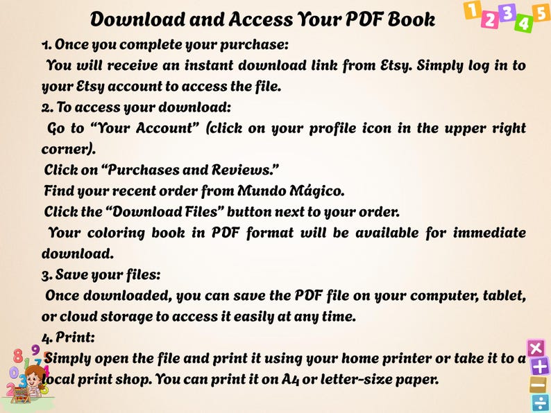 Learning Numbers Coloring Book for Kids, Cute Animal Worksheets | A4 ...