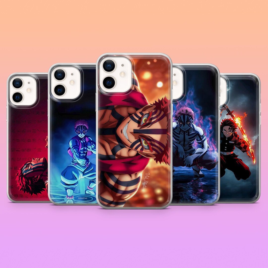 Akaza Phone Case Demon Slayer Anime Cover for iPhone 17 Pro, 16E, 15 ...