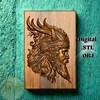 Viking Shield Maiden / Valkyrie 3D Relief STL File for CNC Router or 3D ...