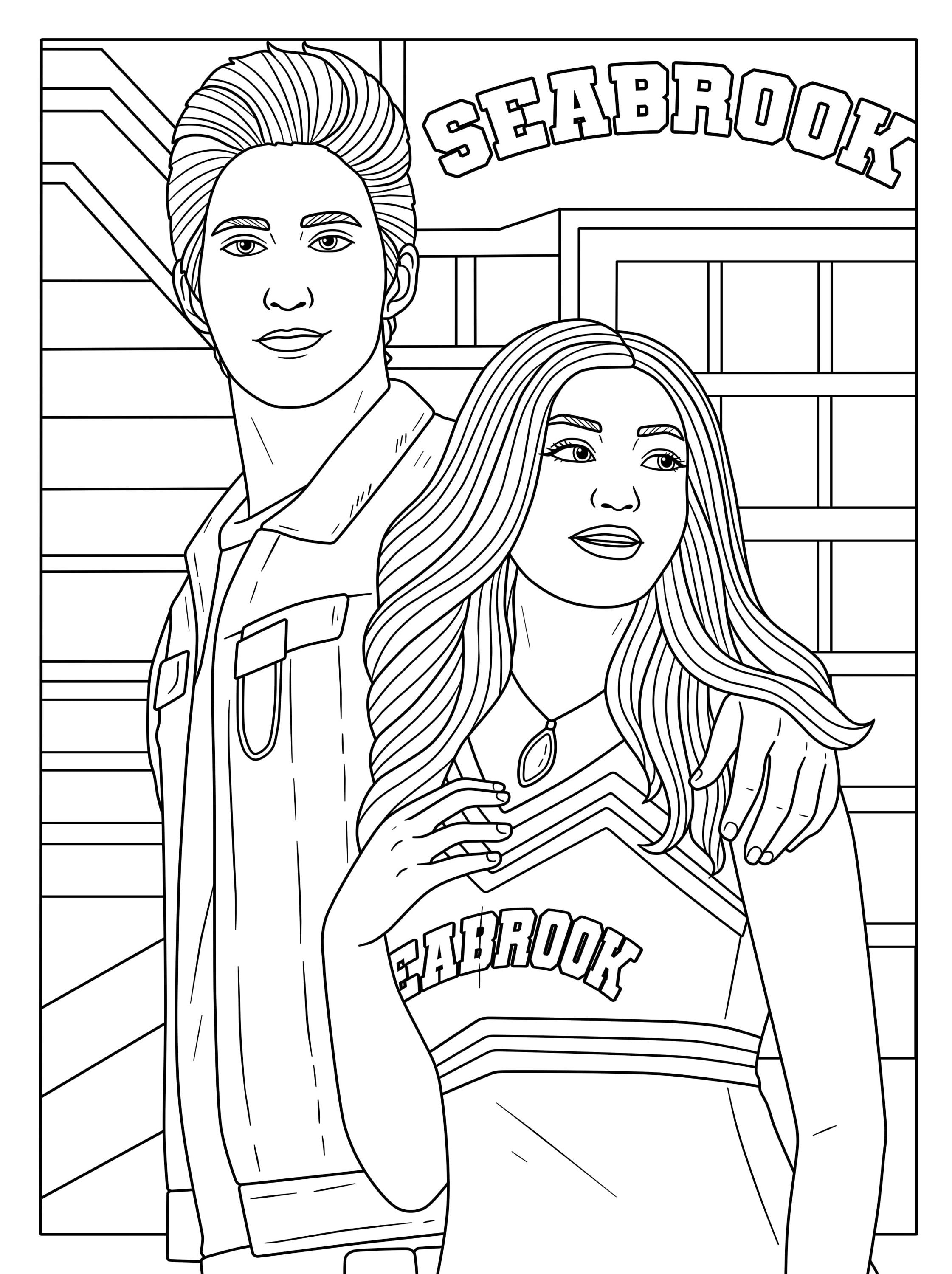 Disney Zombies 3 Coloring Book – DIGITAL DOWNLOAD | 35 Unique Pages ...