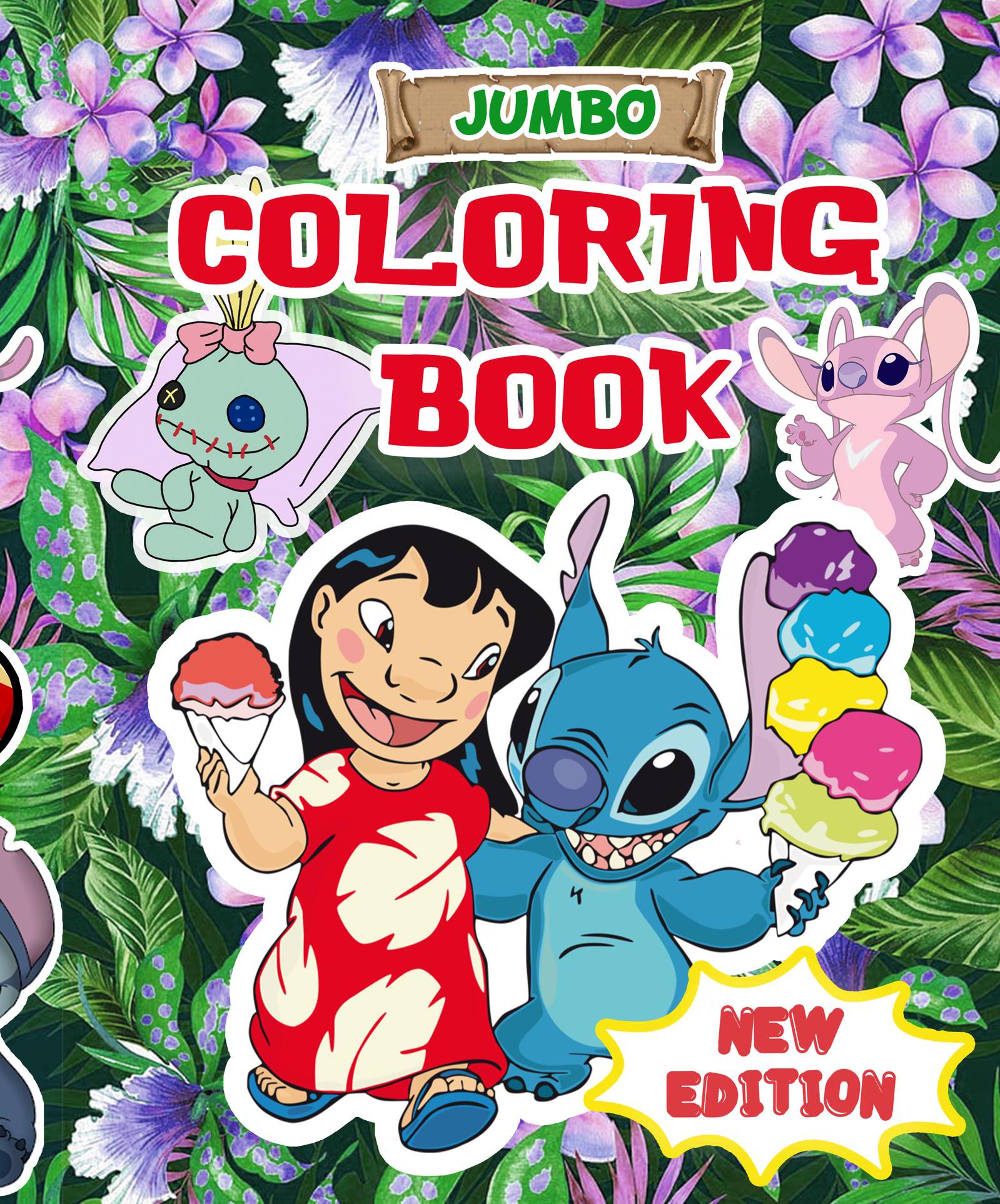 Lilo&stitch Coloring Book - 40 Beautiful Artistic Illustrations - Etsy