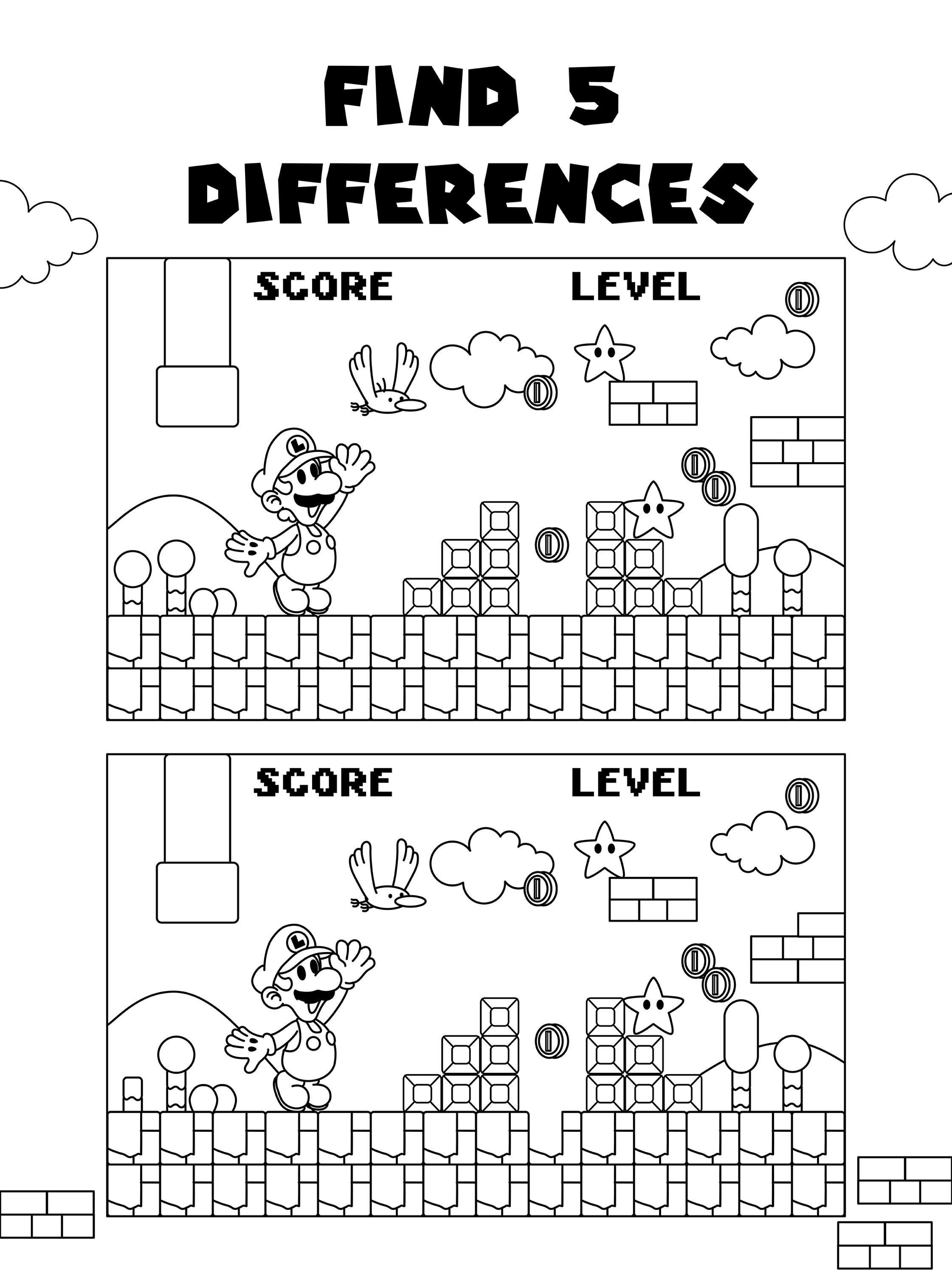 Super Mario-inspired Deluxe Activity Book - 40 Activity Pages - Etsy