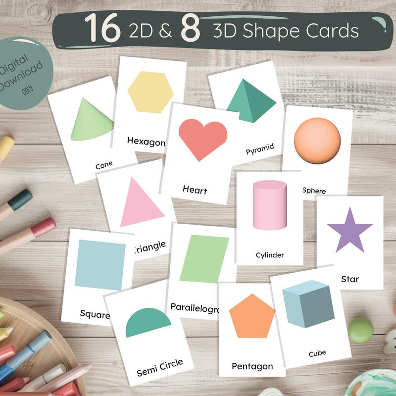 Geometry Shapes 2d - Etsy UK