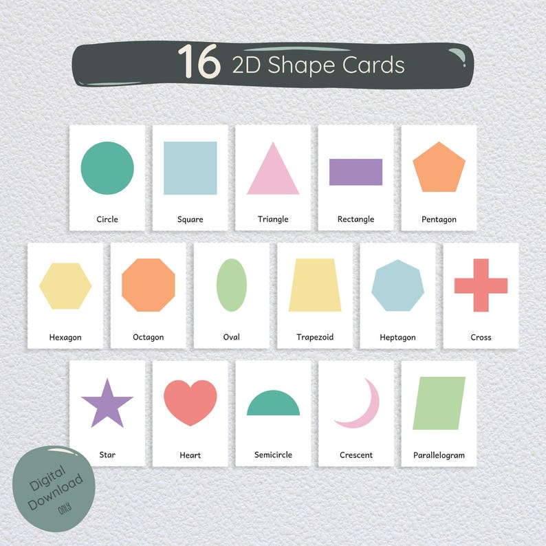 2D & 3D Shapes Activities | Flashcards, Matching and Building ...