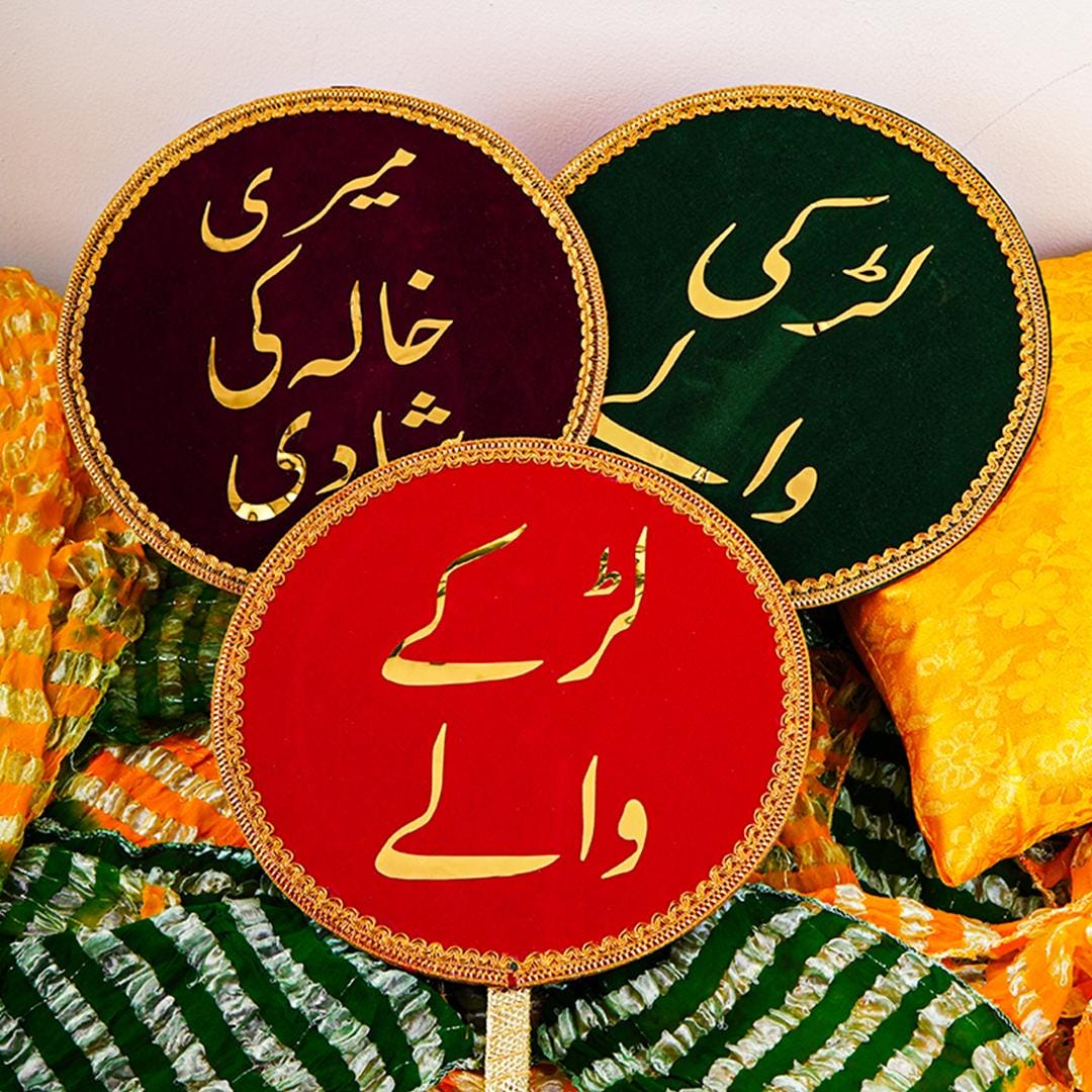 Custom Velvet Wedding Photo Booth Props – Personalized Mehendi Sign ...
