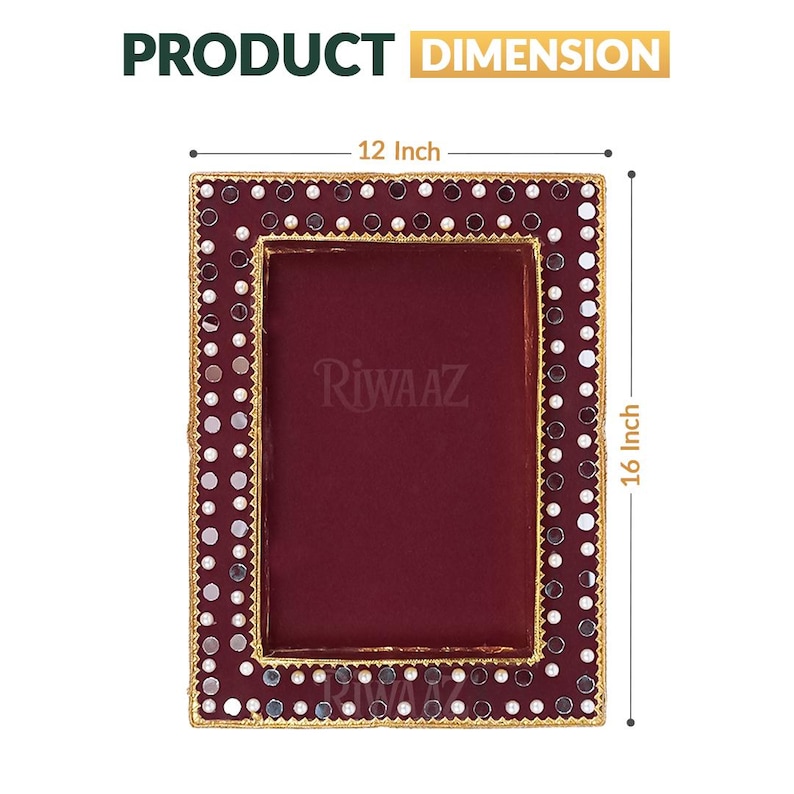 Decorated Rectangle Mehndi Tray: Shadi Wedding Decor - Etsy