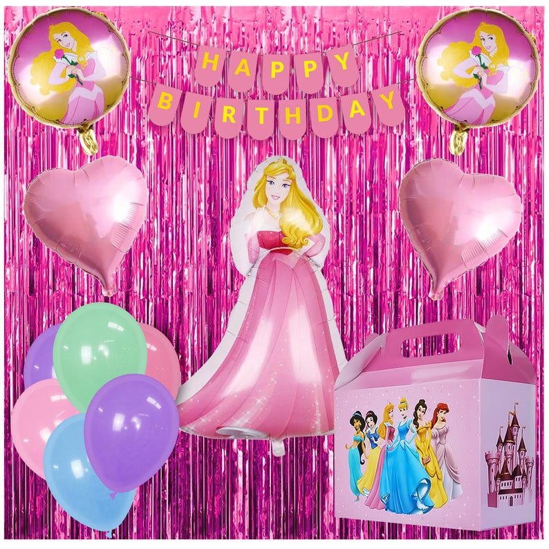 Princess Theme Balloon Garland Kit: Birthday Party Decor - Etsy Australia