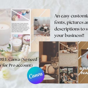 Customizable Canva Template Trifold Business Brochure - Etsy