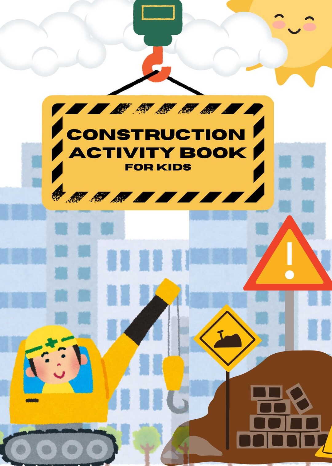 Construction Themed Busy Book for Kids - Etsy