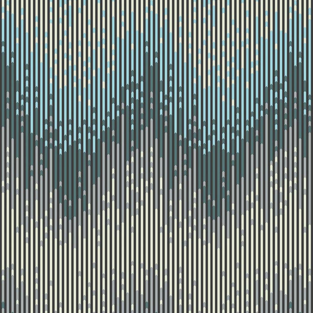 Tula Pink Salt Water Sea Stripes in Aqua or Seaweed! RARE!! Out of ...