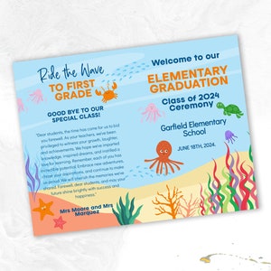 Under the Sea Graduation Combo (includes Invitation, Save the Date ...
