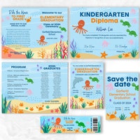 Under the Sea Kindergarten Graduation Program - Etsy