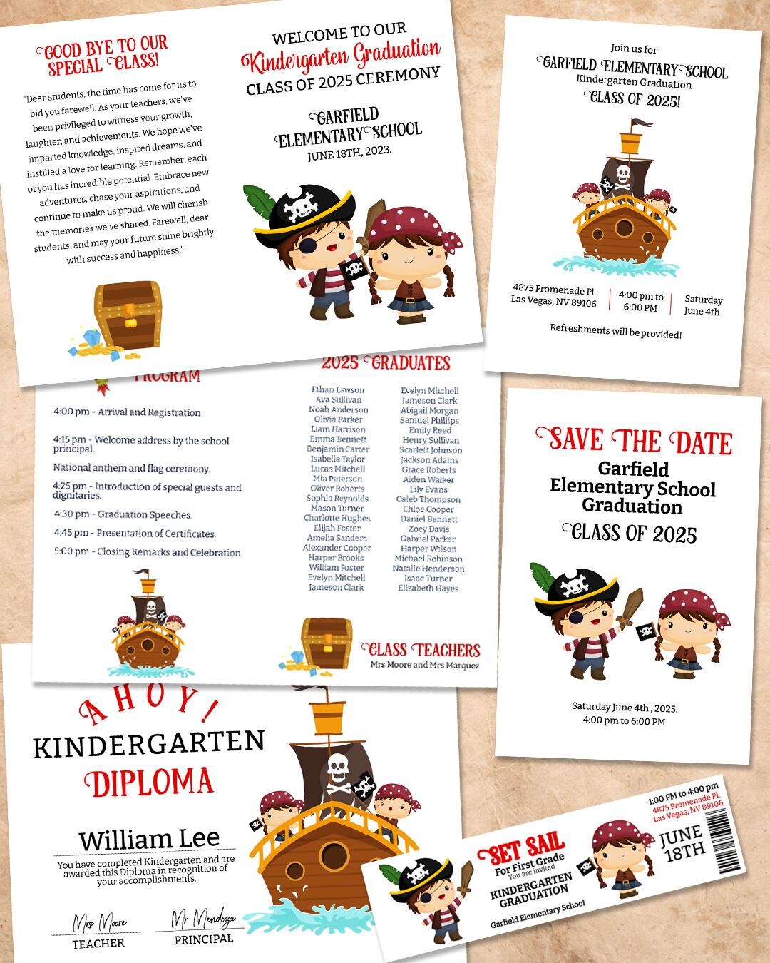 Pirate Graduation Minimalist Combo - Etsy