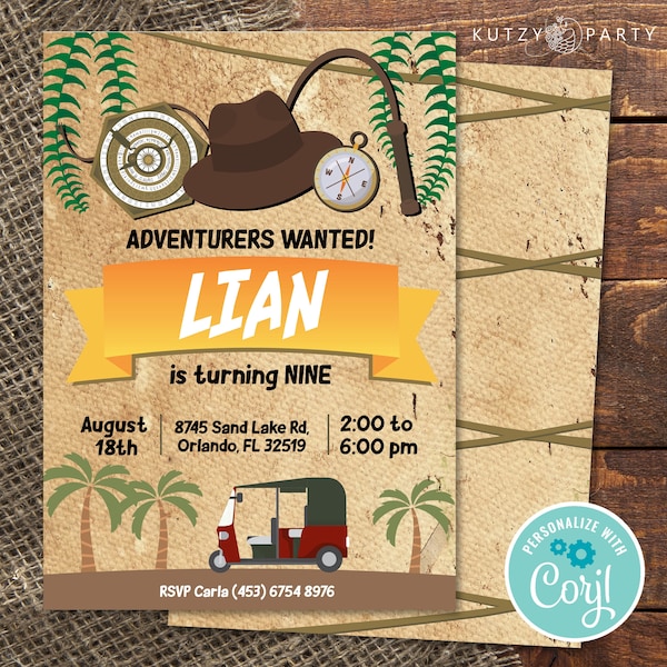 Camping Certificate Instant Download and Editable File - Etsy