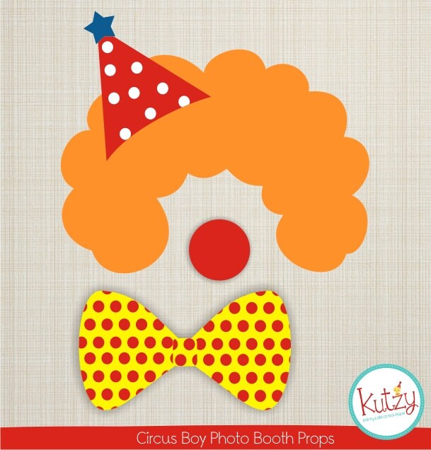 Circus Boy Photo Booth Props - Etsy