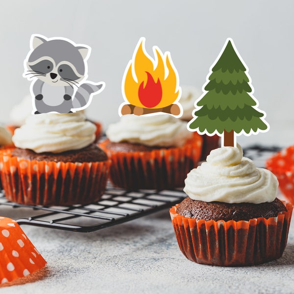 Camping Cupcake - Etsy