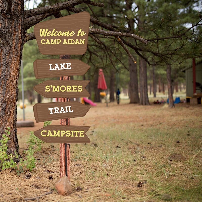 Lake Sign With Arrow - Etsy