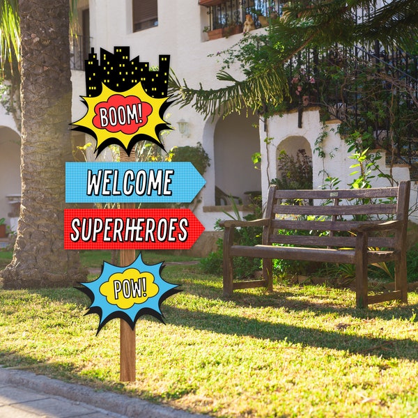 Superhero Sign - Etsy