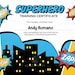 Superhero Certificate, Superhero Training Certificate printable ...