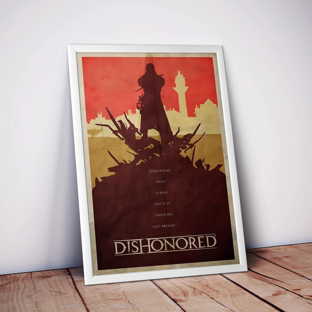 Dishonored Poster | Video Game Poster | High Quality Matte Print ...