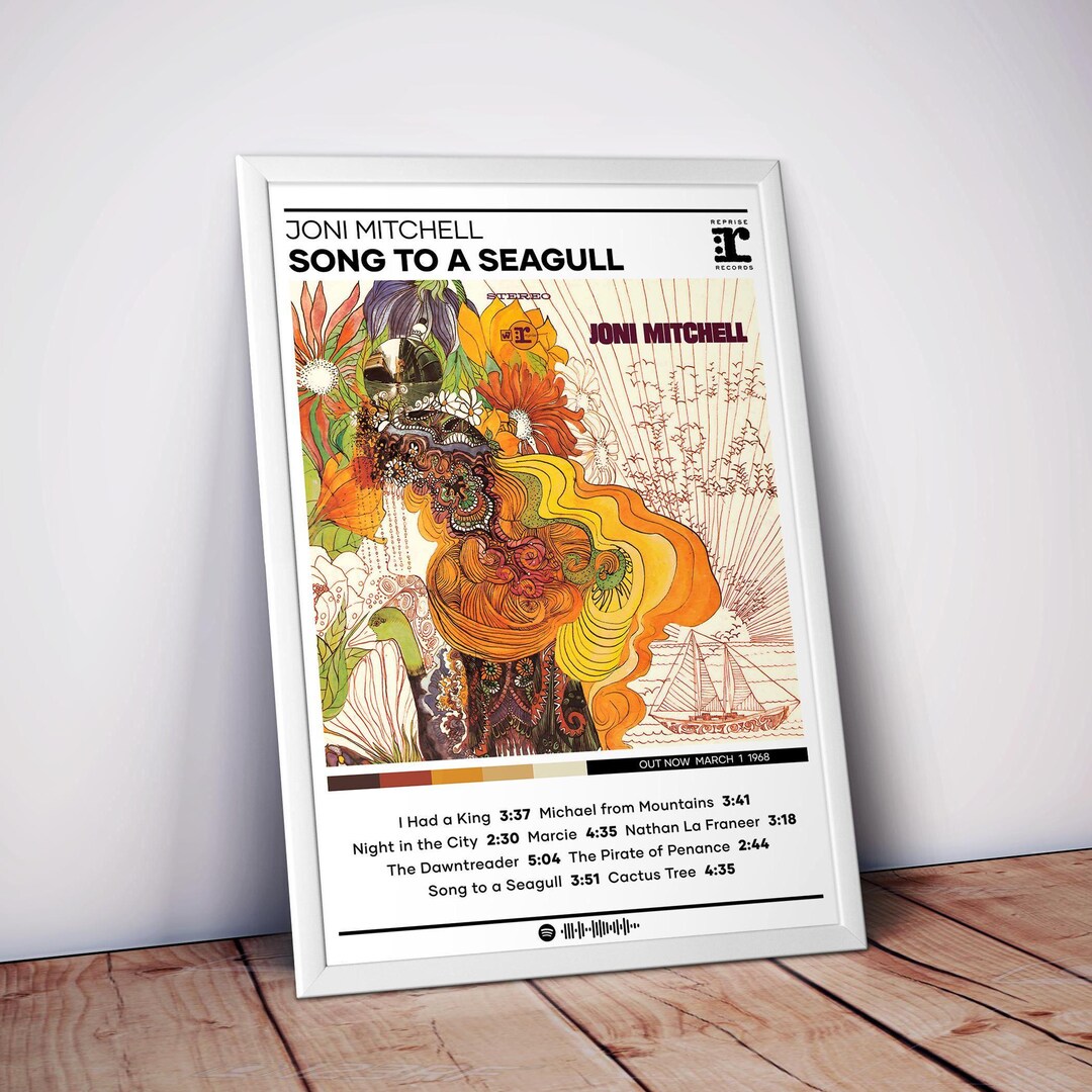 Joni Mitchell - Song to a Seagull Poster | Album Cover Poster | 4 ...