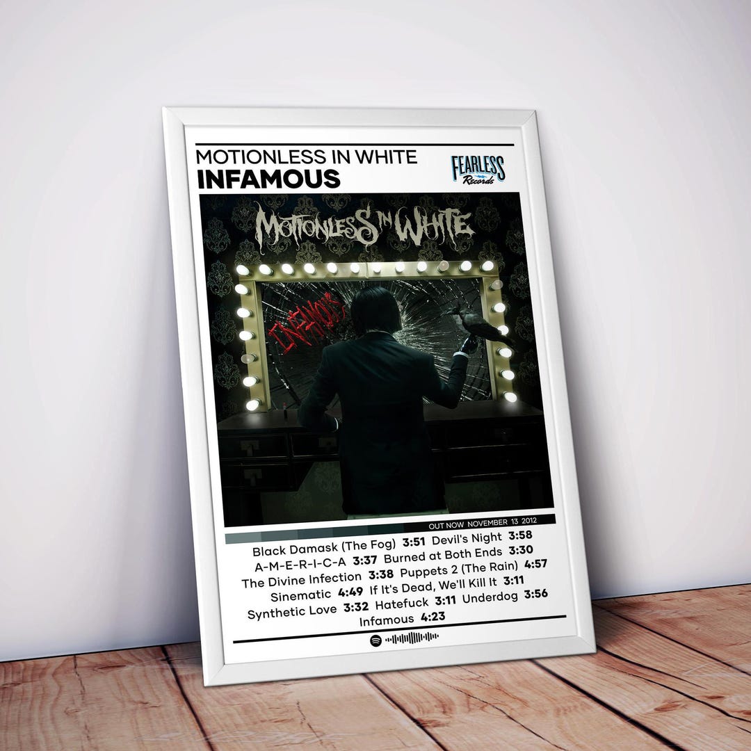 Motionless in White - Infamous Poster | Album Poster | 4 Colors | High ...