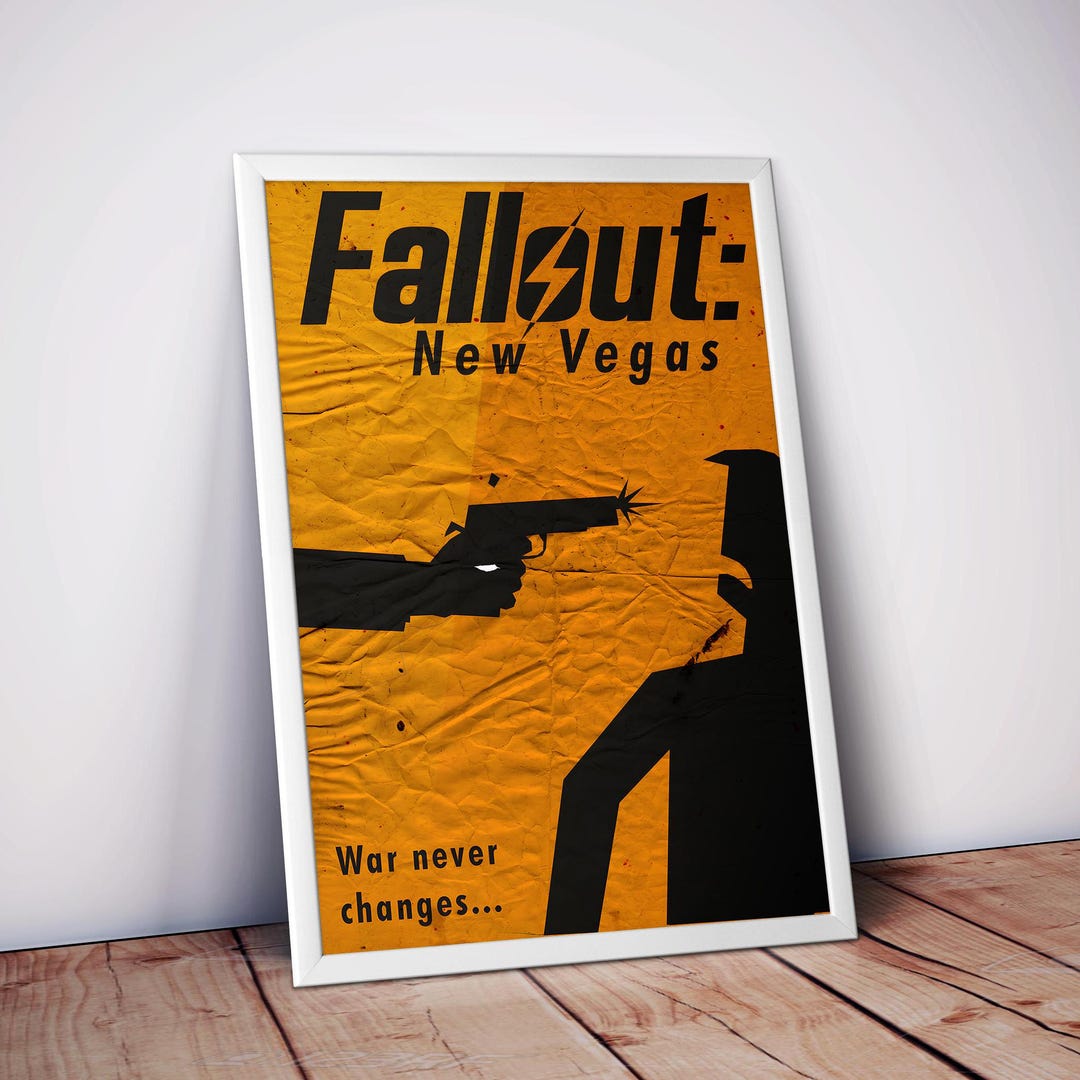 Fallout New Vegas Poster 2 | Video Game Poster | High Quality Matte ...