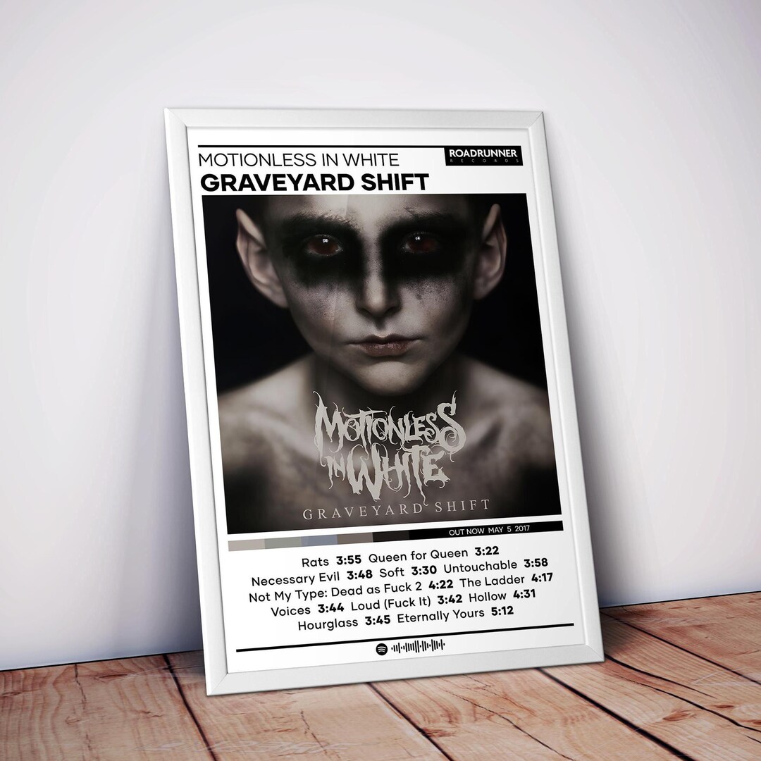 Motionless in White - Graveyard Shift Poster | Album Cover Poster | 4 ...