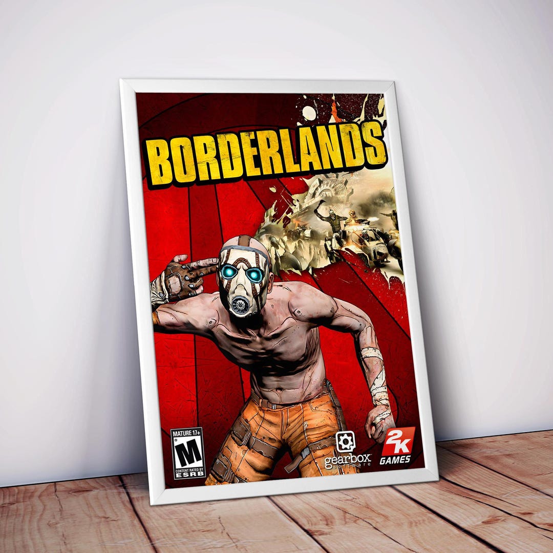 Borderlands Cover Art | Video Game Poster | High Quality Matte Print ...