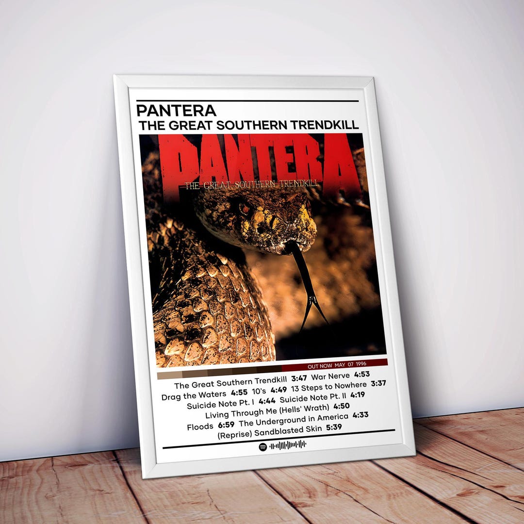 Pantera - the Great Southern Trendkill Poster | Album Poster | 4 Colors ...