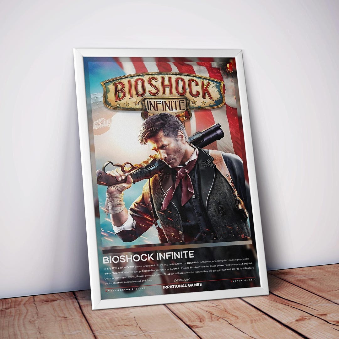 Bioshock Infinite Poster | Video Game Poster | 4 Colors | High Quality ...